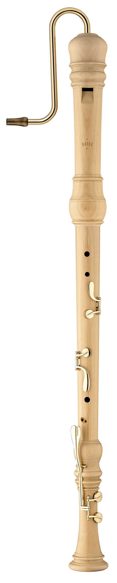 Bas blokfløjte, moeck rottenburgh 4520 ahorn